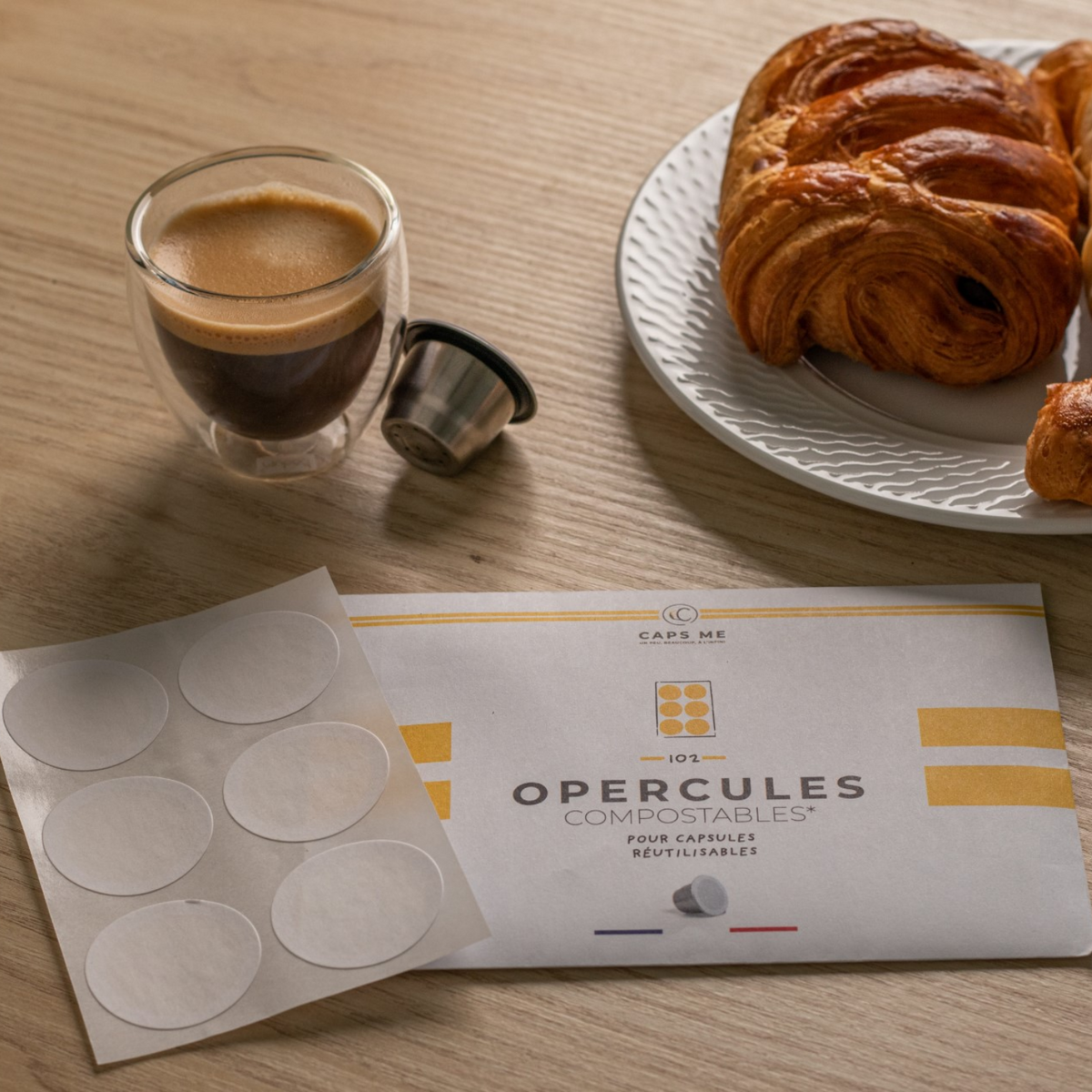Opercules capsules réutilisables - Caps Me – Arlo's Coffee